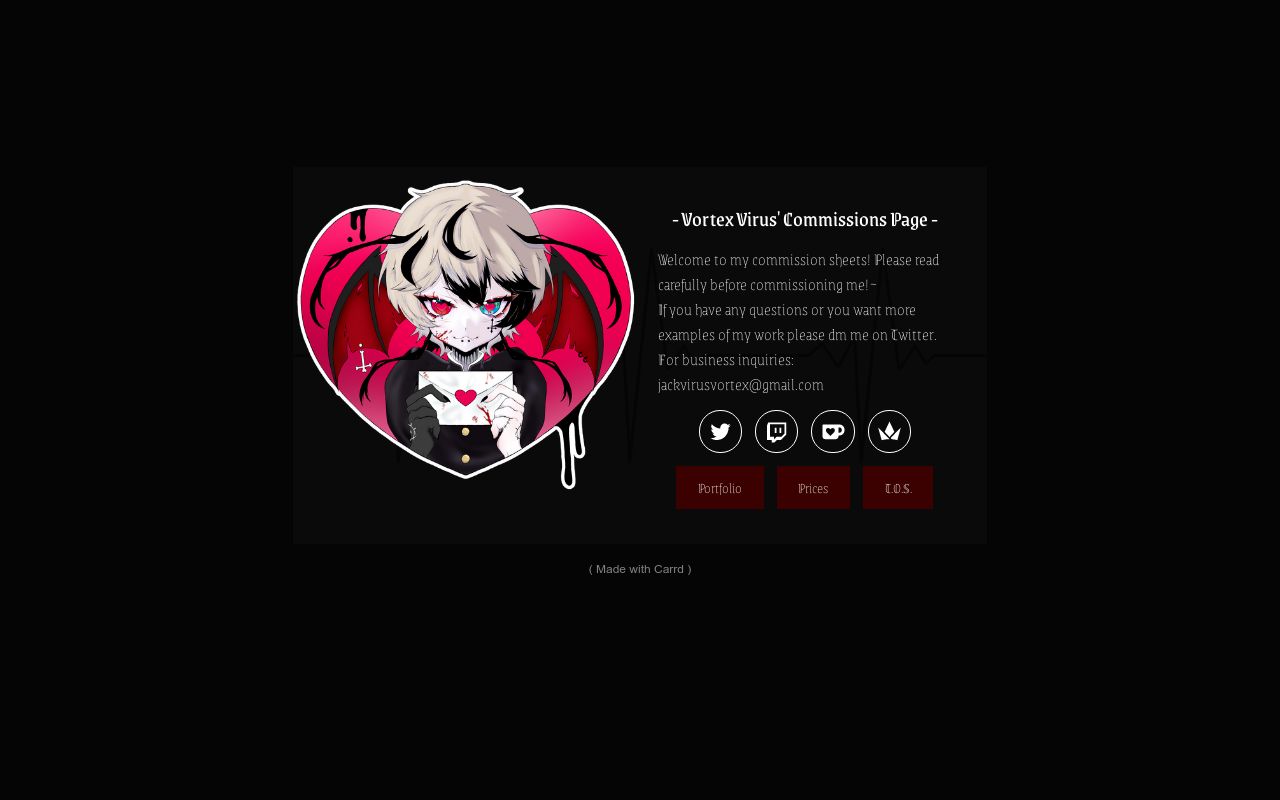 Vortex's Commissions